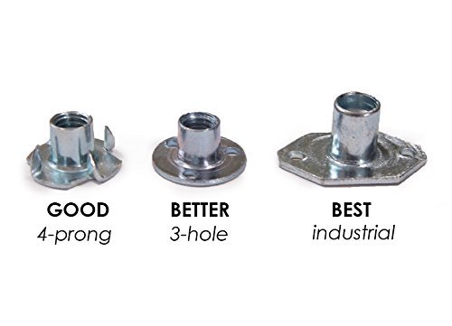 Escape Climbing Four Pronged Zinc T-Nut | Durable Steel Hardware for ...