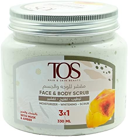 TOS Face & Body Scrub with Hip & Amber 11 oz (1 Count) price in Saudi ...