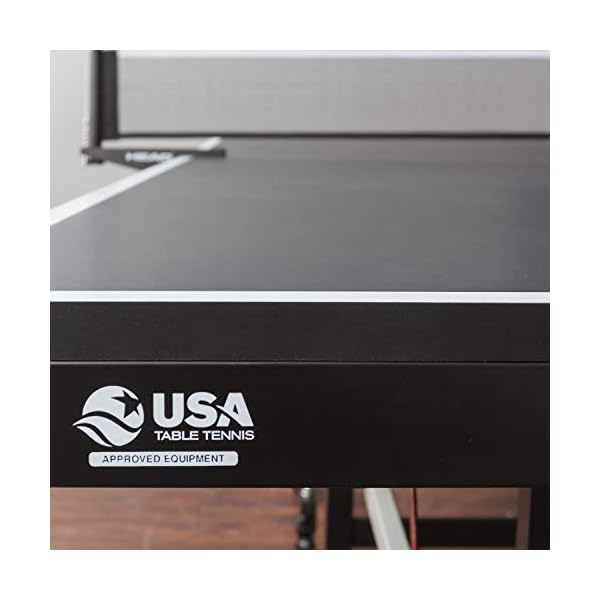 HEAD Summit USA Indoor Table Tennis Table, Competition Grade Net, 10 ...
