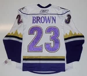 Signed Dustin Brown Jersey - Manchester Monarchs Rbk Edge 50 - 5 at ...