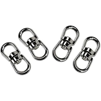 Amazon.com : Set Of 4 ALAZCO 2-3/8 Hanging Basket Spinners Hanging ...