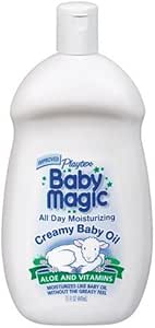 Amazon.com: Baby Magic Creamy Baby Oil with Aloe and Vitamins, 15 ...