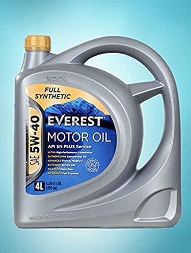 Everest Full Synthetic 5W40 API SN Plus Engine Oil - 4L price in Egypt ...