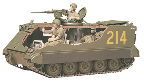 M-113 US Army Armoured Personnel Carrier Tank w/Soldiers 1/35 Tamiya ...