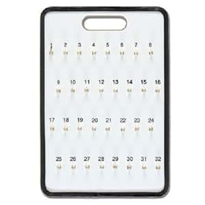 Amazon.com : Key Hook Board-32 Keys : Key Cabinets : Office Products