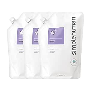 Amazon.com: simplehuman Lavender Moisturizing Liquid Hand Soap Refill ...