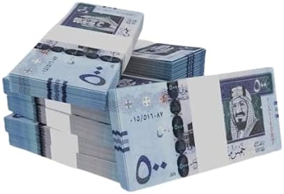سعر 50 pcs Fake Money Props Money Full Print 2 Side (Saudi Riyal ...