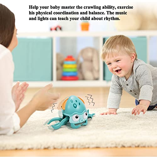Crawling Octopus Toy with Music and LED Light Up,Electric Dancing ...