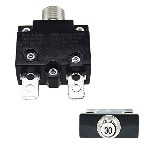 fghdf 5A 30A Pulsador rearmable disyuntor térmico de montaje en panel ...