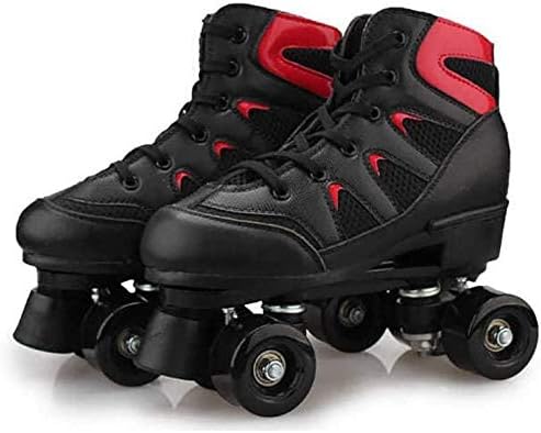 Roller Skates 4-wheel Skates, Brake Shoes Wear-resistant Beef Tendon ...