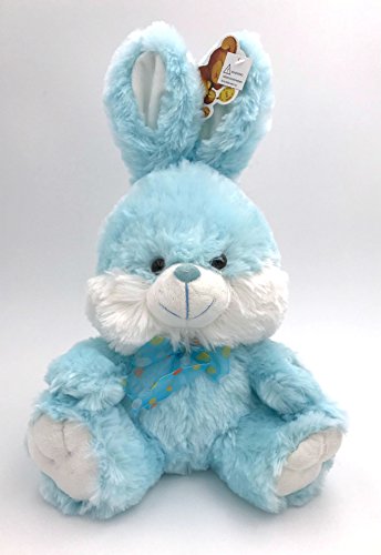 Blue Bunny Fluffy Plush Toy With Lighted Cheeks and Musical Cover Song ...