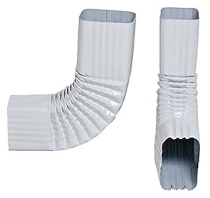 2x3 and 3x4 - Downspout Gutter Elbows - Choose from 30 degree, 45 ...
