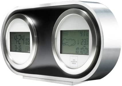Amazon.com: The Sharper Image Atomic Clock & Weather Station - TSISN004 ...