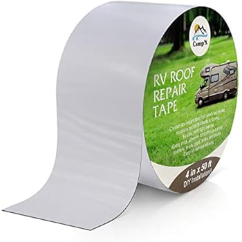 Amazon.com: EternaBond TAN Mobile Home RV Rubber Roof Repair Tape Sealant 4" x 10' - 10 Foot, 10 ...
