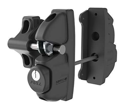 Safetech Viper Gate Latch (SLV-VIPER-X2) (Black) by Safetech Hardware ...