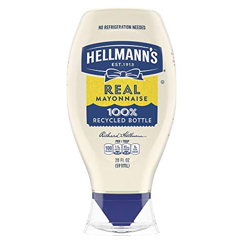 Hellmann's Real Mayonnaise Squeeze Bottle Made from 100% Recycled ...