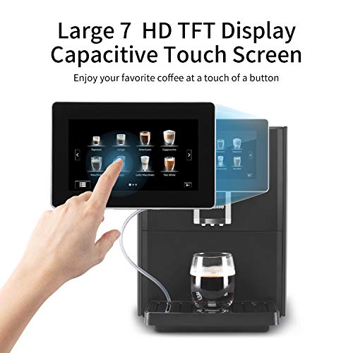 Hipresso Super Fully Automatic Espresso Coffee Machine-7" HD TFT ...