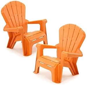 Amazon.com: Kids or Toddlers Plastic Chairs 2 Pack Bundle,Use For ...