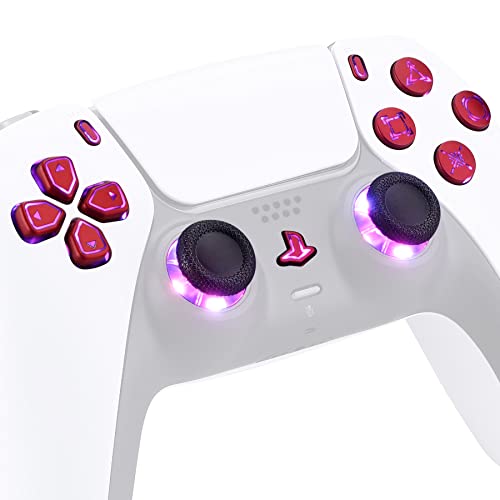 eXtremeRate Multi-Colors Luminated Dpad Thumbstick Share Home Face ...