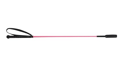 Gerte Reitgerte Springgerte QHP 65cm mit Klatsche (rosa): Amazon.de ...