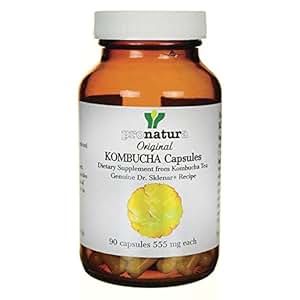Amazon.com: Pronatura Kombucha Capsules, 580 Mg, 90 Capsules: Health ...