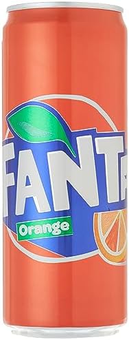Fanta Orange Carbonated Soft Drink, Cans, 6 x 320 ml price in Saudi ...