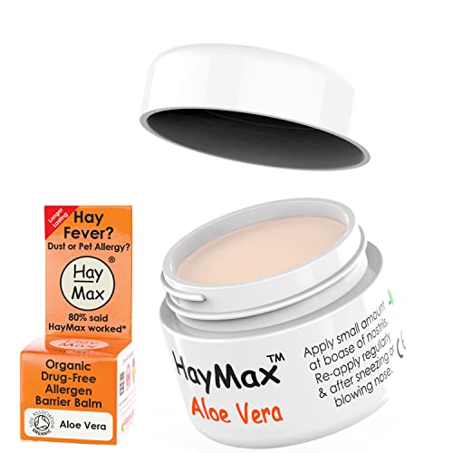 HayMax Allergen Barrier Balm - Aloe Vera 5ml - Organic, Natural & Non ...