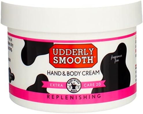 Udderly Smooth Extra Care Cream with 20% Urea, Replenishing, 8 oz (Pack ...