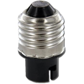 E26 MEDIUM to 2 Pin BAYONET BA15D Base Light Bulb Socket Converter ...