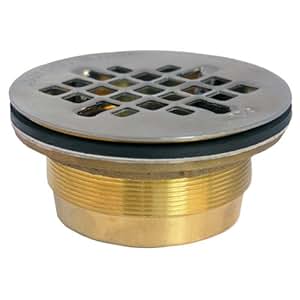 LASCO 03-1223 Drain for Fiberglass Shower with 2-Inch Compression ...