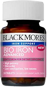 Blackmores Bio Iron Advanced (30 Tablets): Amazon.com.au: Health ...