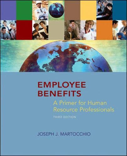 Employee Benefits: 9780073381299: Human Resources Books @ Amazon.com