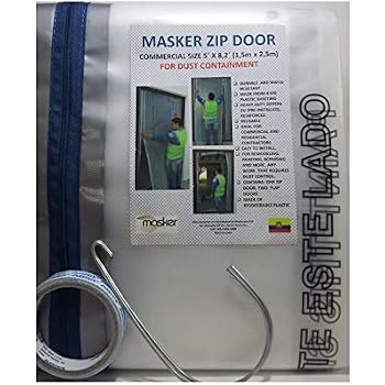 Homax Products 6025 CinchTite Peel 'N Stick Tarp Zipper Door 7 ...