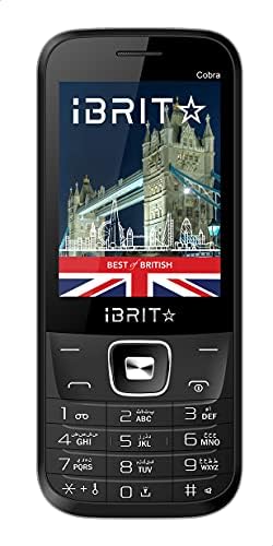 IBRIT Cobra 2.8 Inch Dual Mobile Phone, 32 Mb Ram - Black Grey price in ...