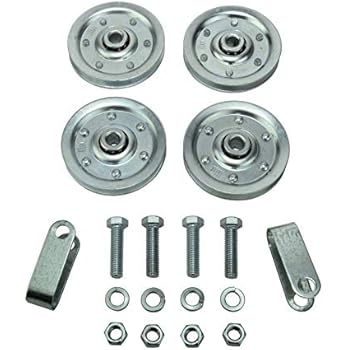 Garage Door 3" Sheave Pulleys (4 pack) - Extension Spring Pulley Wheel ...