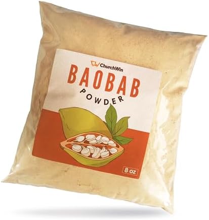 Churchwin Baobab Powder, 100% Raw and Natural from Ghana, Premium ...