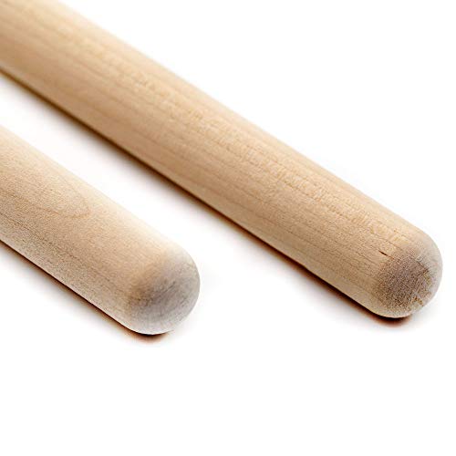 ZHRUNS Drum Sticks 5A Wood Tip Drumstick, Maple, Wood Tip Natural Maple ...