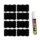 Amazon.com: Wrapables Set of 72 Fancy Rectangle Chalkboard Labels with ...