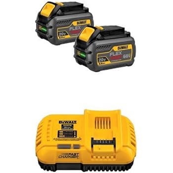 DEWALT DCB609-2 DCB609 20V/60V Max Flexvolt 9Ah Battery, 2Pack and ...