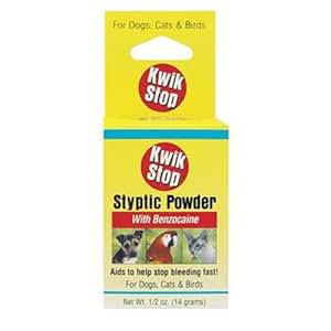 Pet Styptic Powders : Amazon.com: Kwik Stop Powder
