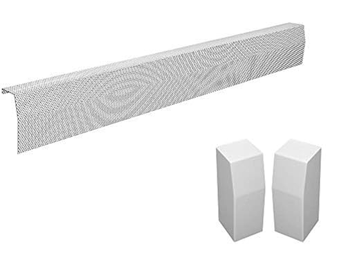 Baseboarders Premium Series 6 ft Galvanized Steel Slip-On Baseboard ...