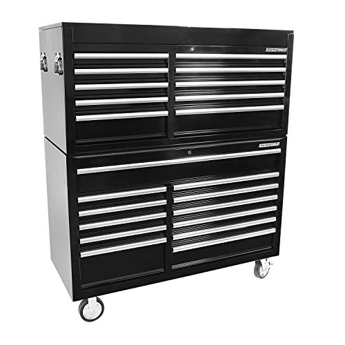 OEMTOOLS 24738 57 Inch Chest and Cabinet Set, Tool Cabinet Chest ...