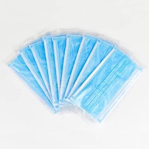 50 pcs Individually Wrapped Disposable Face Mask - Individually Wrapped ...