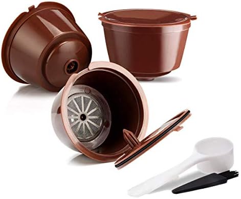 NEXCURIO Refillable Capsules 200 Times Reusable Coffee Pods For Nescafe ...