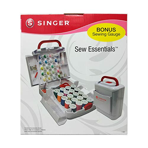 SINGER Sew Essentials with Bonus Sewing Gauge - Includes Storage Case ...