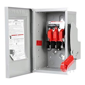 Siemens HNF261 30-Amp 2 Pole 600-volt 2W Non-Fused Heavy Duty Safety ...