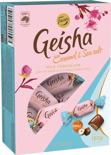 Fazer Geisha - Milk Chocolate with caramel & sea salt price in UAE ...