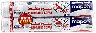 Hotpack Disposable Sofra Roll Perforated 50 Sheets 100x120cm, Pack of 2 ...