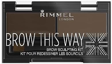 Rimmel 2 in 1 Eyebrow Palette, 003 Brown, 40.0 grams, 1.0 Count price ...