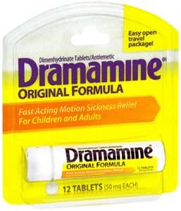 Amazon.com: DRAMAMINE TAB 12Tablets : Health & Household